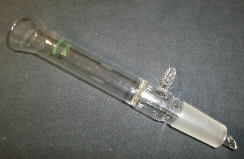 Chemglass 31mm ID Flange 24/40 Vacuum Filtration Adapter #3 Pluro ...