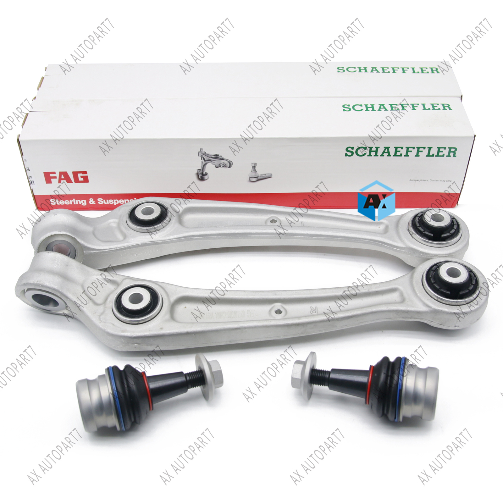 4X FAG Front Lower Control Arms Bushing Pair Kit M14 For Audi A4 A5 B8 ...