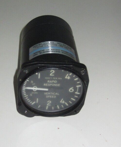 AIRCRAFT INDICATOR AEROSONIC VERTICAL VELOCITY RAPID RESPONSE P/N RC-60 ...