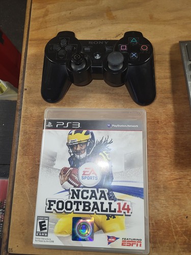 NCAA Football 14 - Sony PlayStation 3 Ps3 Game + Dualshock Controller ...