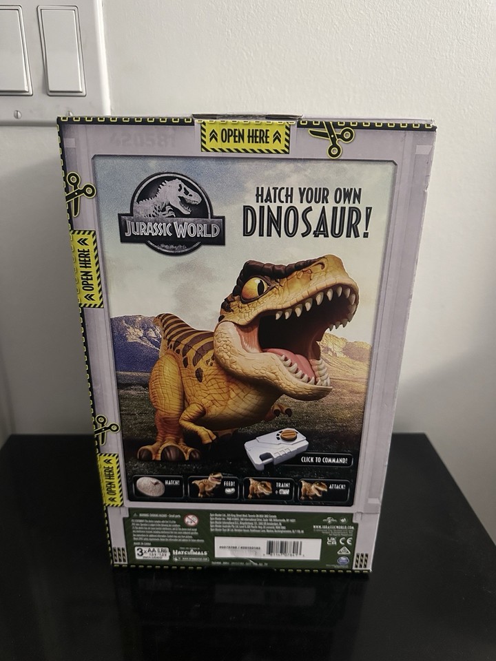 Jurassic World Park Primal Hatch T Rex Tyrannosaurus Dinosaur Rex Egg ...