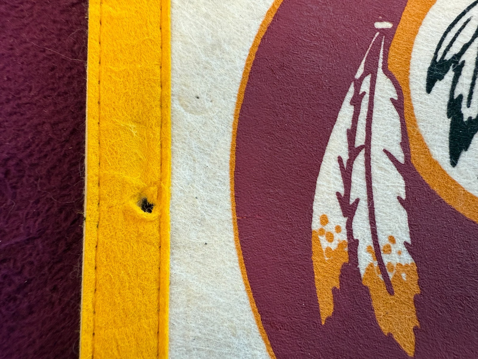 RARE VINTAGE WASHINGTON REDSKINS SUPER BOWL VII JAN. 14 1973 PENNANT ...