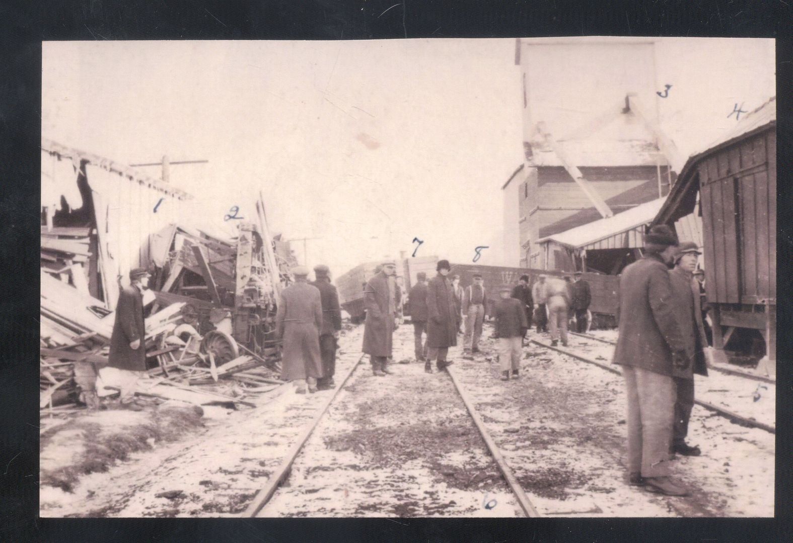REAL PHOTO TIMEWELL ILLINOIS RAILROAD TRAIN WRECK DISASTER POSTCARD ...
