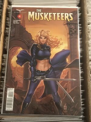 THE MUSKETEERS 4 MIKE KROME VARIANT COVER C 2018 vampirella red sonja ...