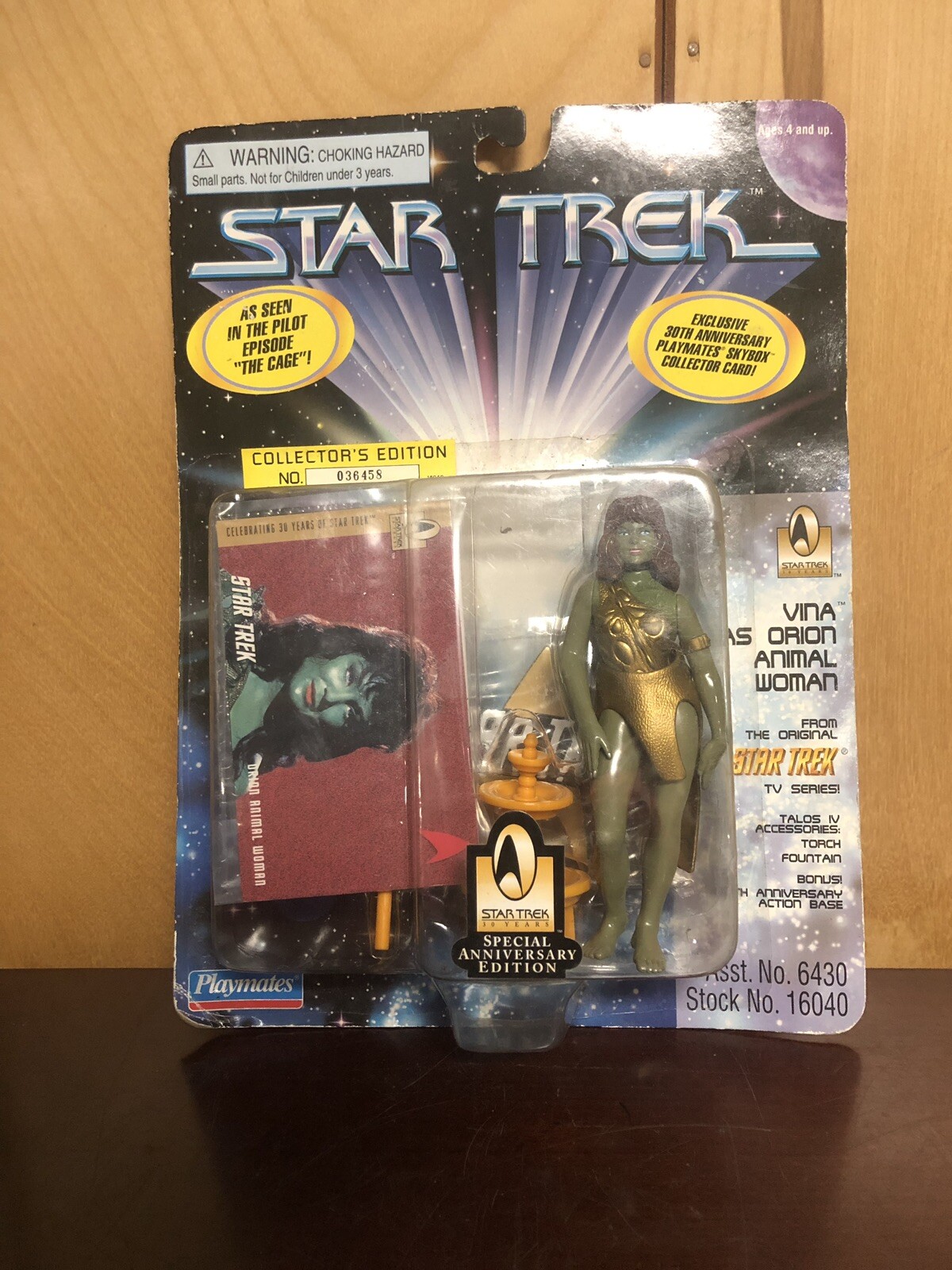 1996 Playmates Star Trek TOS Vina as Orion Animal Woman Figure | eBay