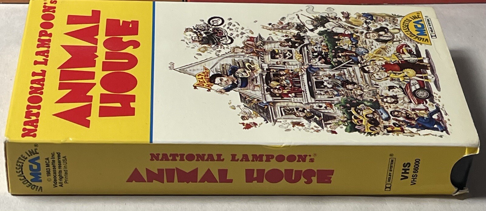 National Lampoon’s Animal House VHS 1983 Release MCA Rainbow Logo Rare ...