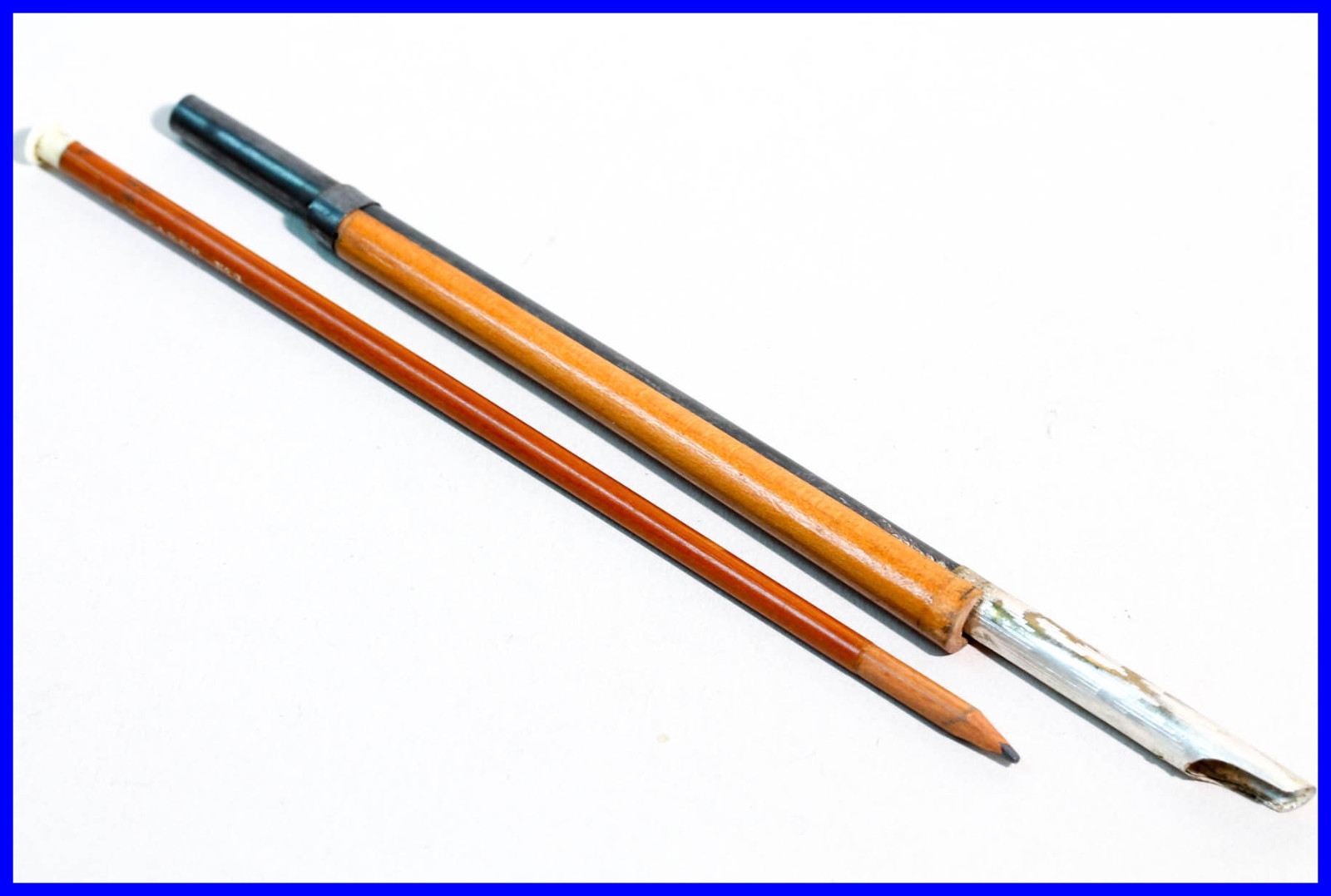 1880's A.W.FABER dip pen pencil traveling combo gun carbine musket ...