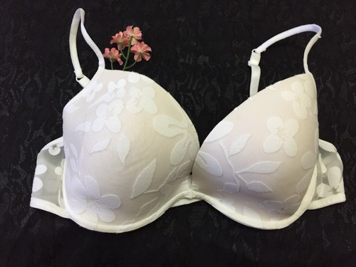 Lovable Bra size it 5b us 38b eu 90b white padded underwired | eBay
