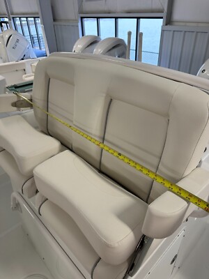 New boat seat for sale with Dual Bolsters and SS Hardware | eBay