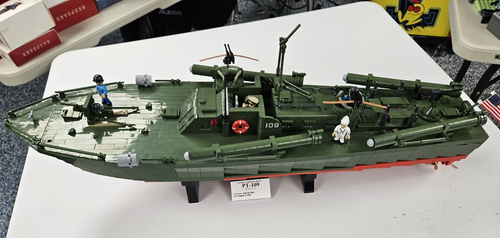 LEGO (Cobi) PT-109 - J F Kennedy - Historic! - Big! - Detailed! - Look ...