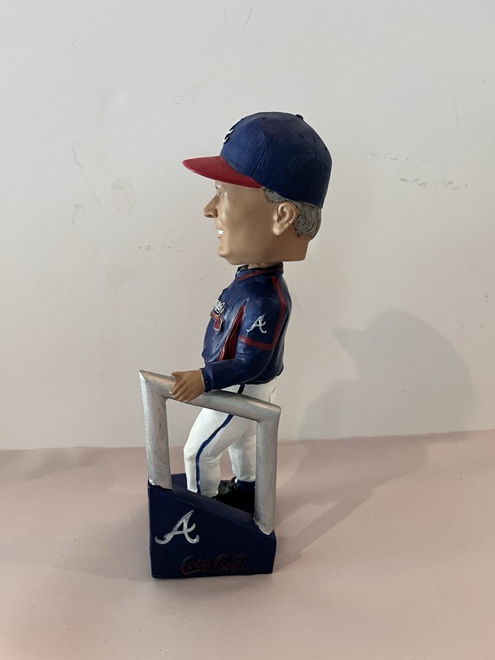 2008 Atlanta Braves Bobby Cox Hand on Rail SGA Bobblehead No Box ...