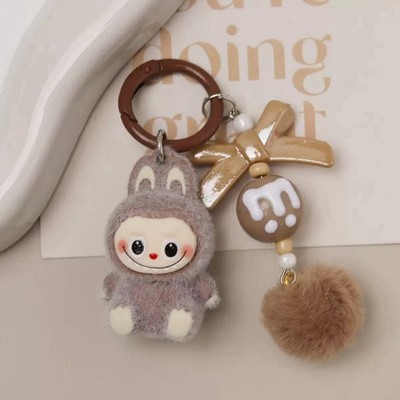 Cute Bunny Keychain - Fluffy Plush Bag Charm For Women Bag, Cute ...