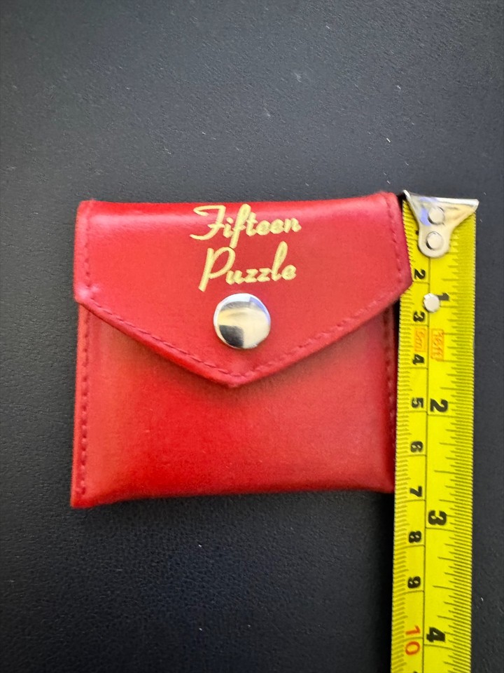 Vintage ThinkFun Fifteen Puzzle With Red Case — Sliding Number Game 2. ...