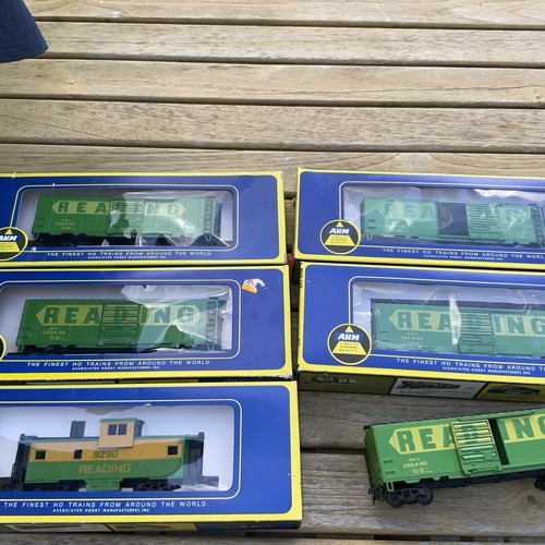 6 AHM HO Reading Railroad Cars RTR Vintage | eBay