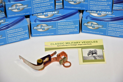 Willys CJ2A Blue Streak Distributor Contact Points. L134 F134 MB CJ3A ...