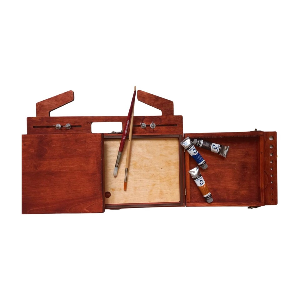 Pochade box for plain air painting, outdoor & portable artist easel ...