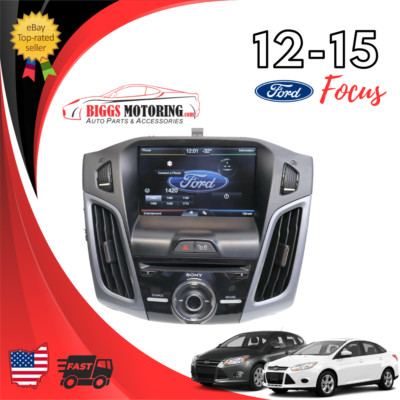 2012-2015 Ford Focus Radio Face+ Display Screen+ Sync 2 APIM DM5T ...
