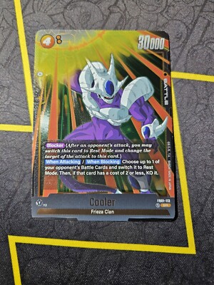 Cooler - FB01-113 - SR - Dragon Ball Fusion World | eBay UK
