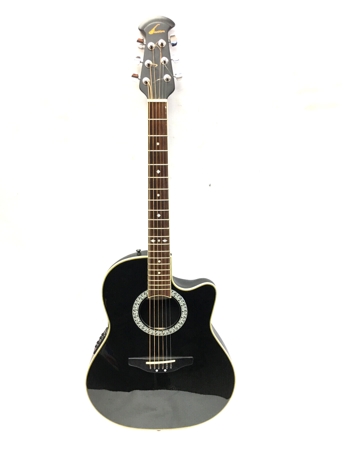 Ovation Celebrity CC057 Black Acoustic Electric Guitar 0627770 | eBay