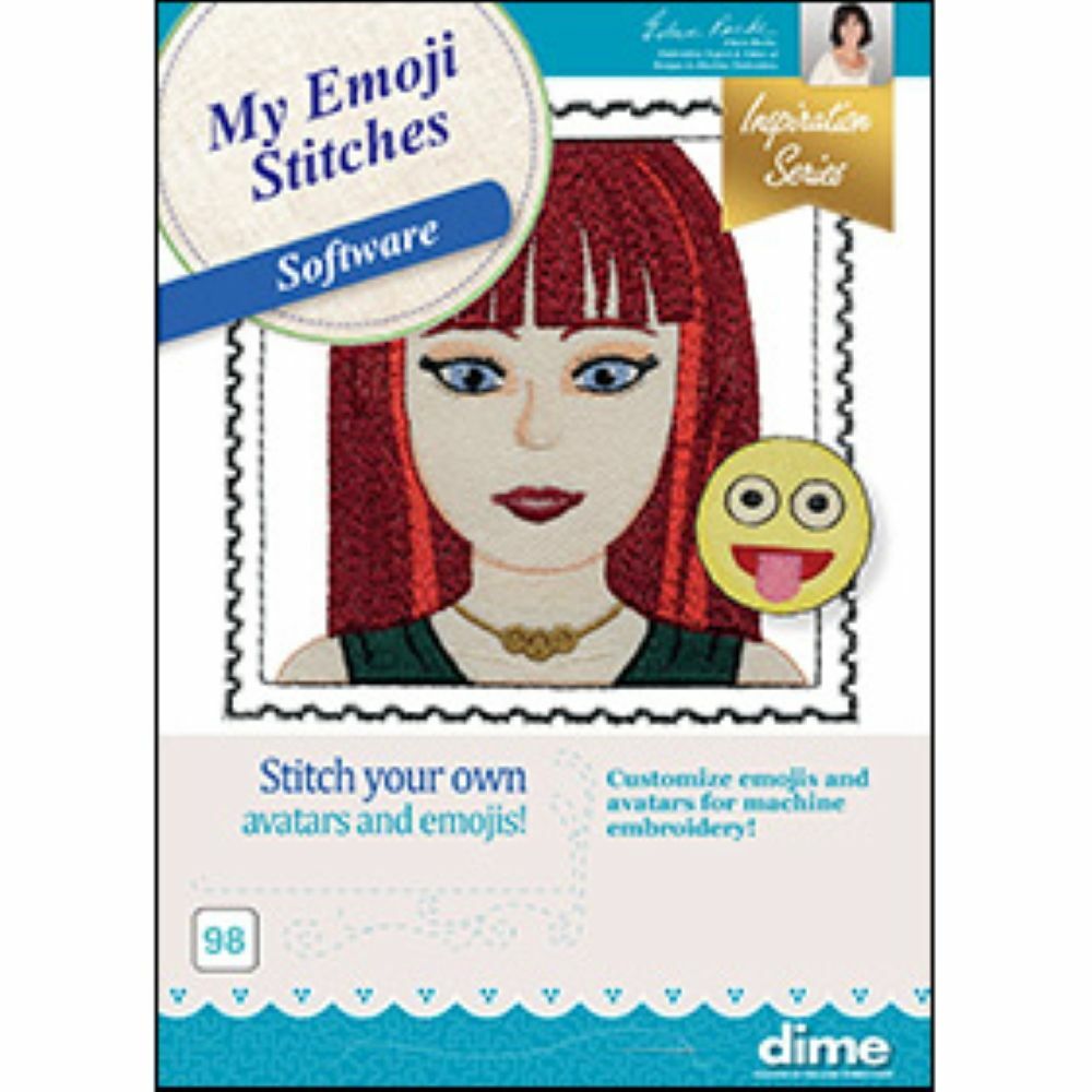 DIME Designs in Machine Embroidery My Emoji Stitches Embroidery ...