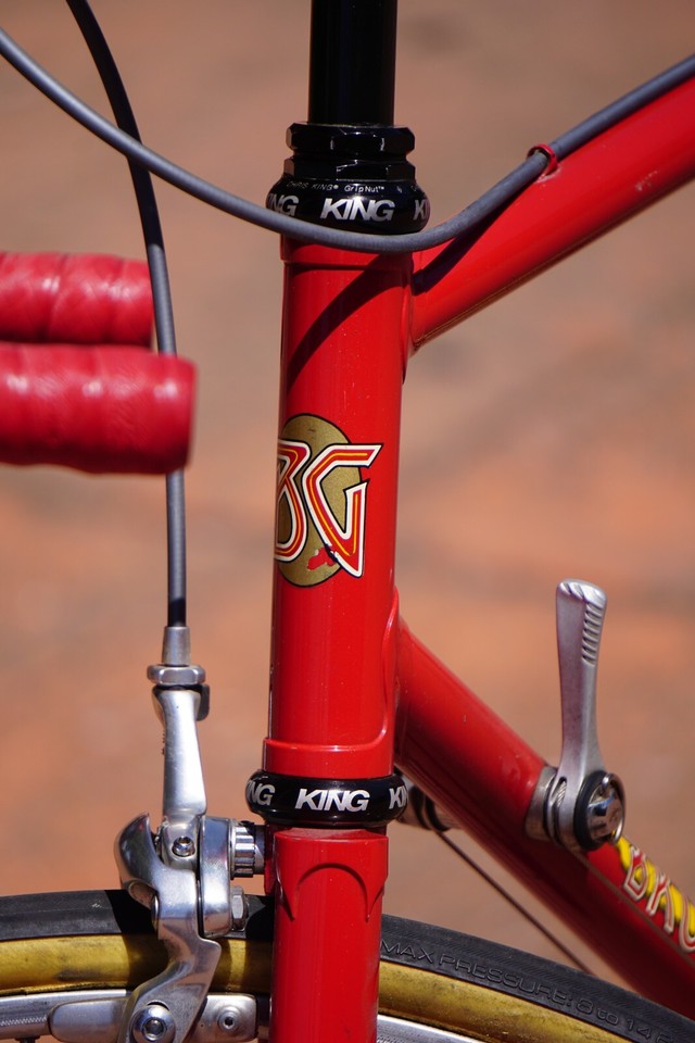 Bruce Gordon custom 56cm clean vintage dura ace eroica american hand ...