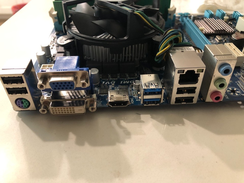 Gigabyte GA-B75M-HD3 LGA1155 MB + i5-3470 CPU +8G RAM (Combo) - Tested ...