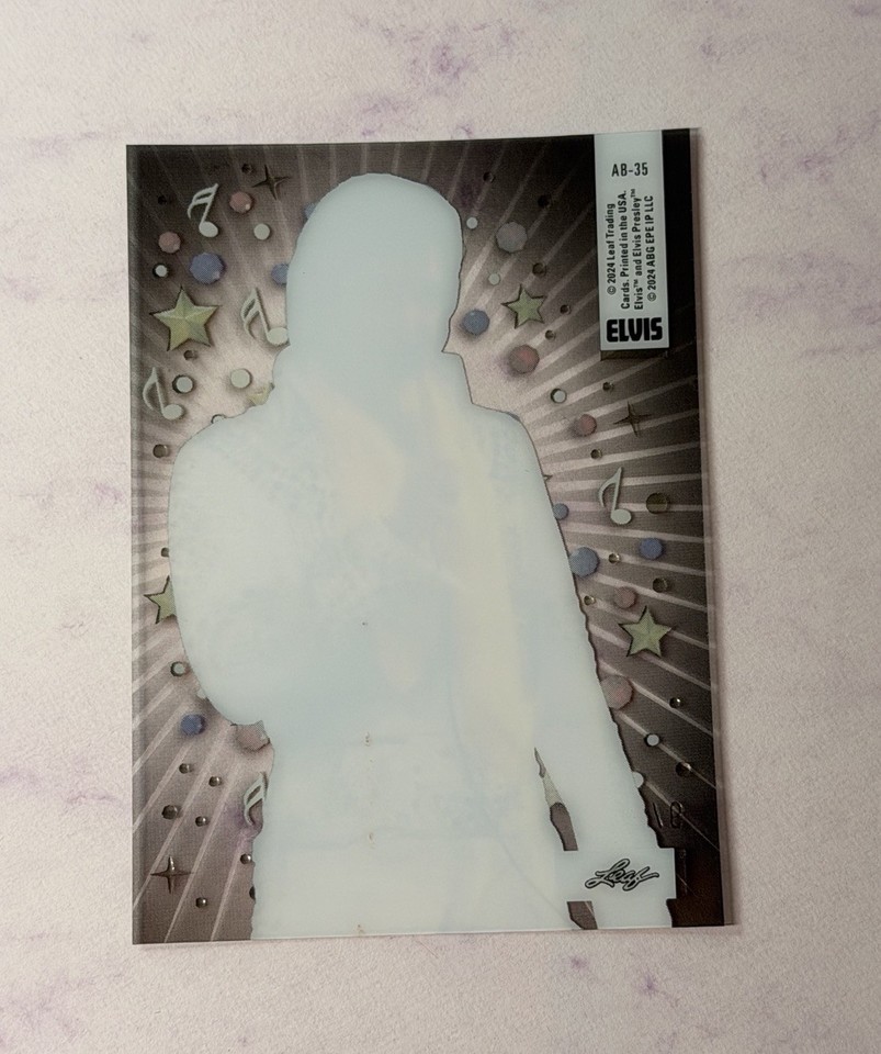2024 Leaf Metal Elvis Presley Icon Collection Clear Acetate 9/25 | eBay