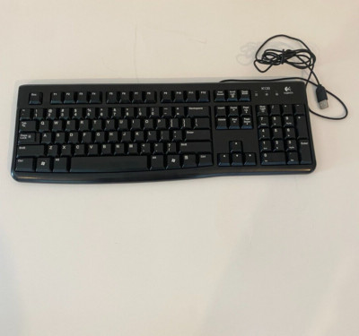 Logitech K120 Wired Keyboard for Windows, USB Plug-and-Play, Full-Size ...