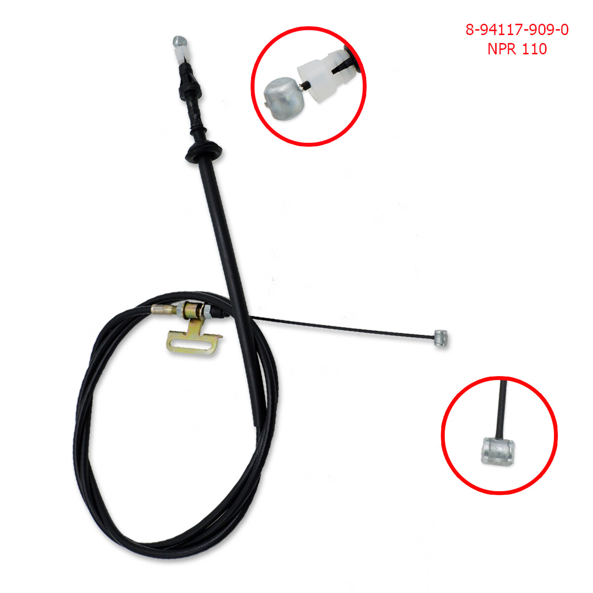 Accelerator Throttle Cable Black For Isuzu NPR 110 Truck 1995 | eBay