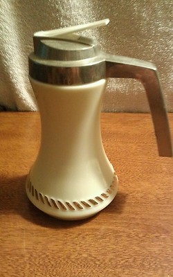 Federal Houseware Ceramic "Wheaton Custard" Syrup Dispenser Vintage | eBay