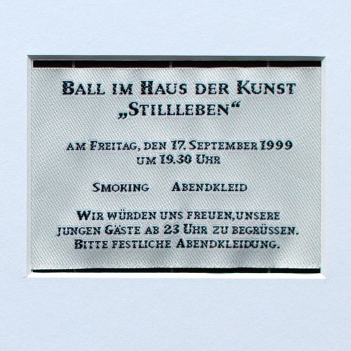 Jochen Flinzer Ball Tanz Griffelkunst Texte signiert Werbeetikett ...