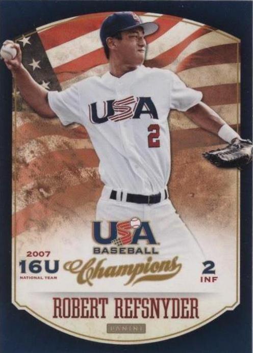 2013 Panini USA Baseball Champions - Rob Refsnyder #58 (RC) for sale ...