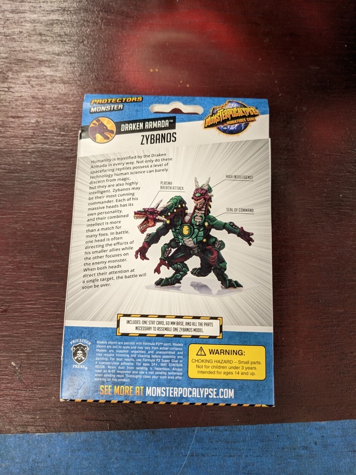 Zybanos Protectors Monster 51104 Monsterpocalypse Privateer Press | eBay