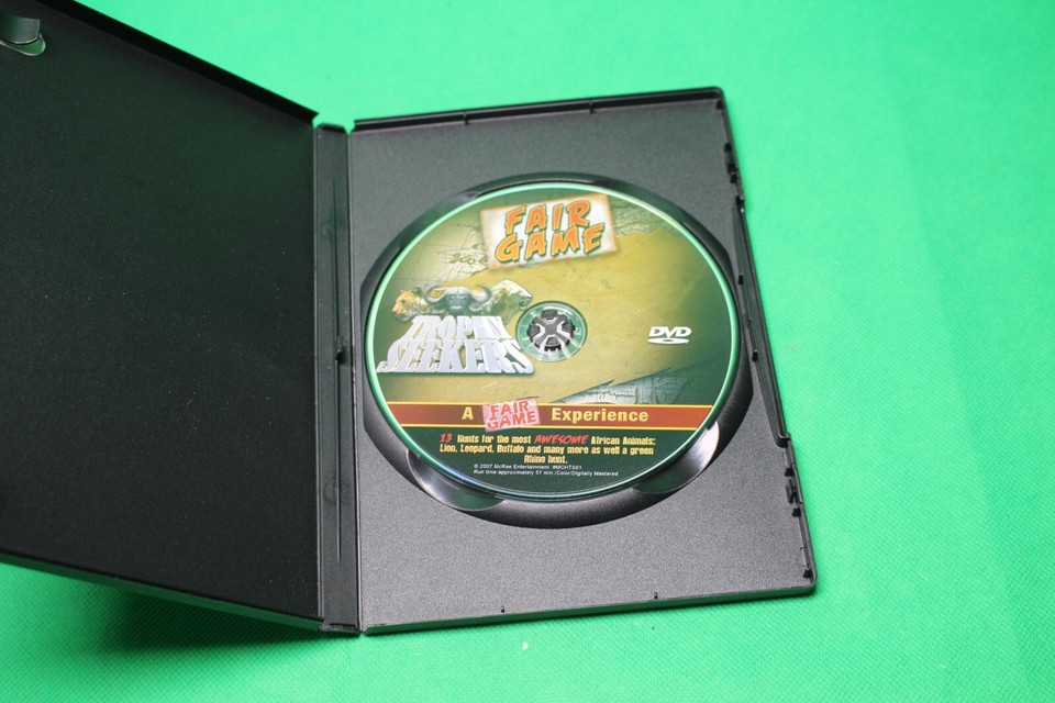 Rhino Elephant Lepord As The Dust Settles: Fair Game DVD Trophy Seekers ...