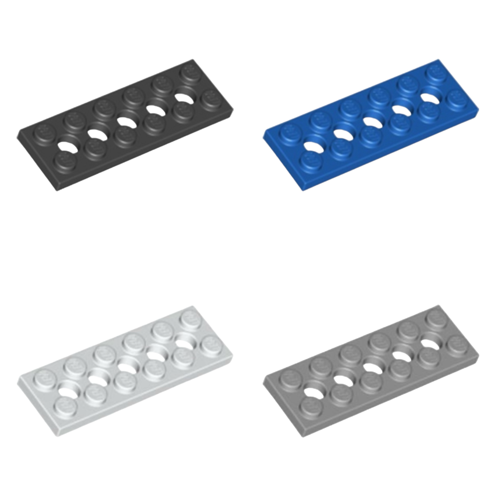 LEGO - Part 32001 - Pack of 5 Pieces - Technic Plate 2x6 w/5 Holes ...