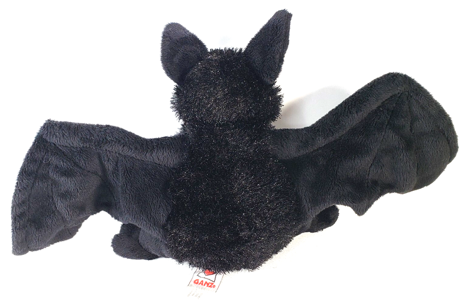 Ganz Webkinz Black Bat Plush HM367 Halloween Stuffed Animal Toy NO CODE ...