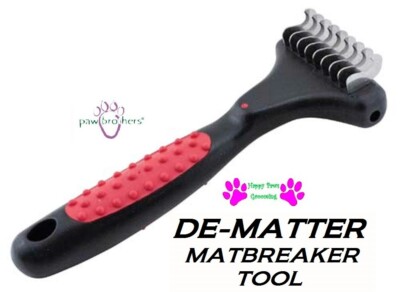 DOG Cat Hair Coat 9 Blade MATBREAKER XL Knot MAT Breaker Dematting ...