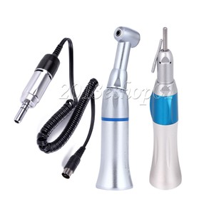 Dental Lab Micro Motor E Type handpiece 35000rpm&Straight Contra Angle ...