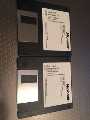 Microsoft Windows NT Workstation Setup Disk 1-2 | eBay