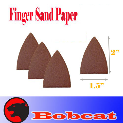 Pack 25 Sandpaper Oscillating Multi Tool n 180 Grits Finger Sand Paper ...