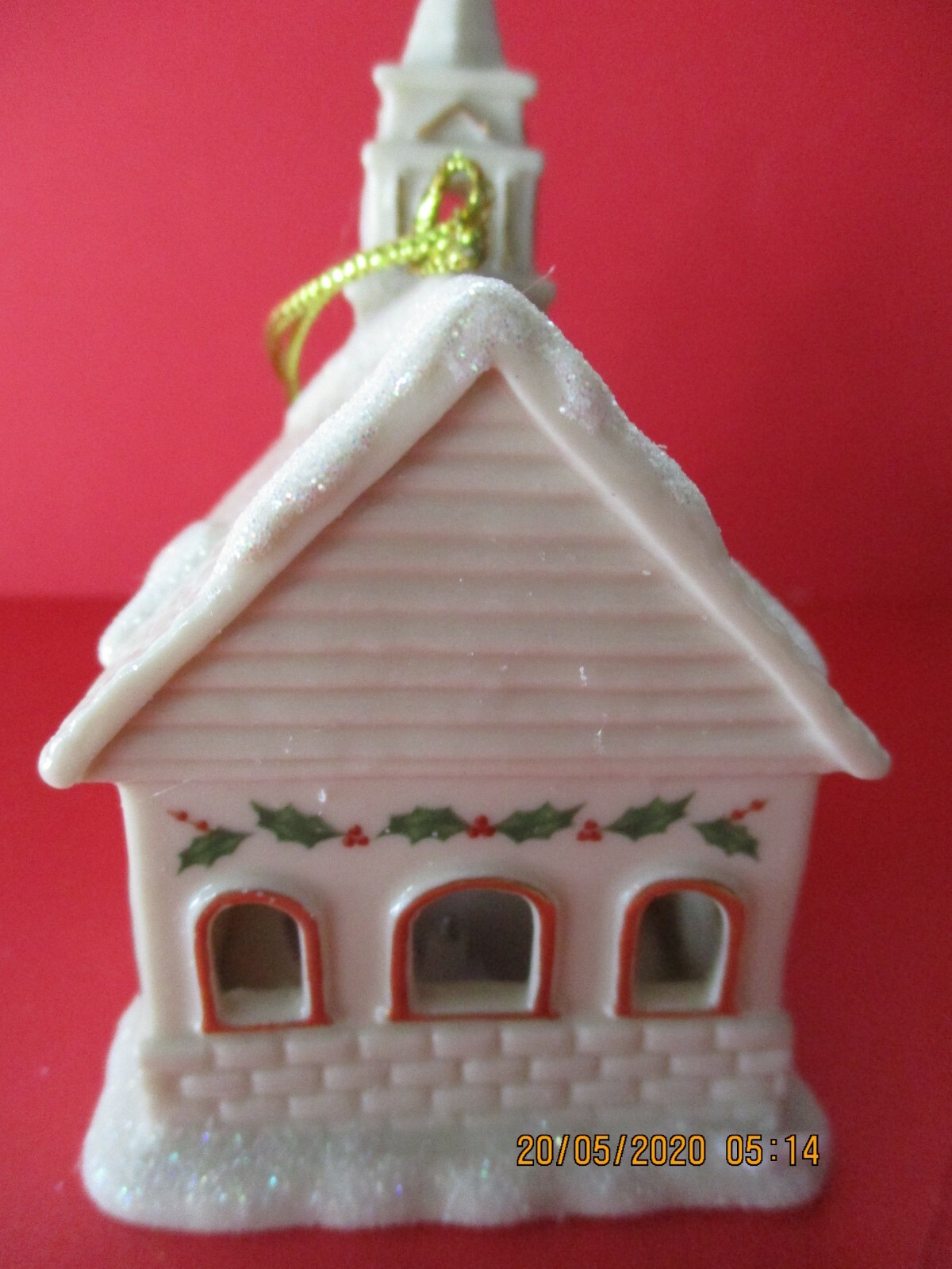 LENOX Holiday Village ~ Christmas Lighted Church ORMAMENT ~ 880421 ...