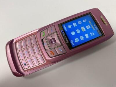 Samsung SGH-E250i Pink (Unlocked) Mobile Phone Slider Fully Working | eBay