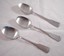 3 ONEIDA AMERICAN COLONIAL PLACE SOUP SPOONS Oval Fiddle Handle ...