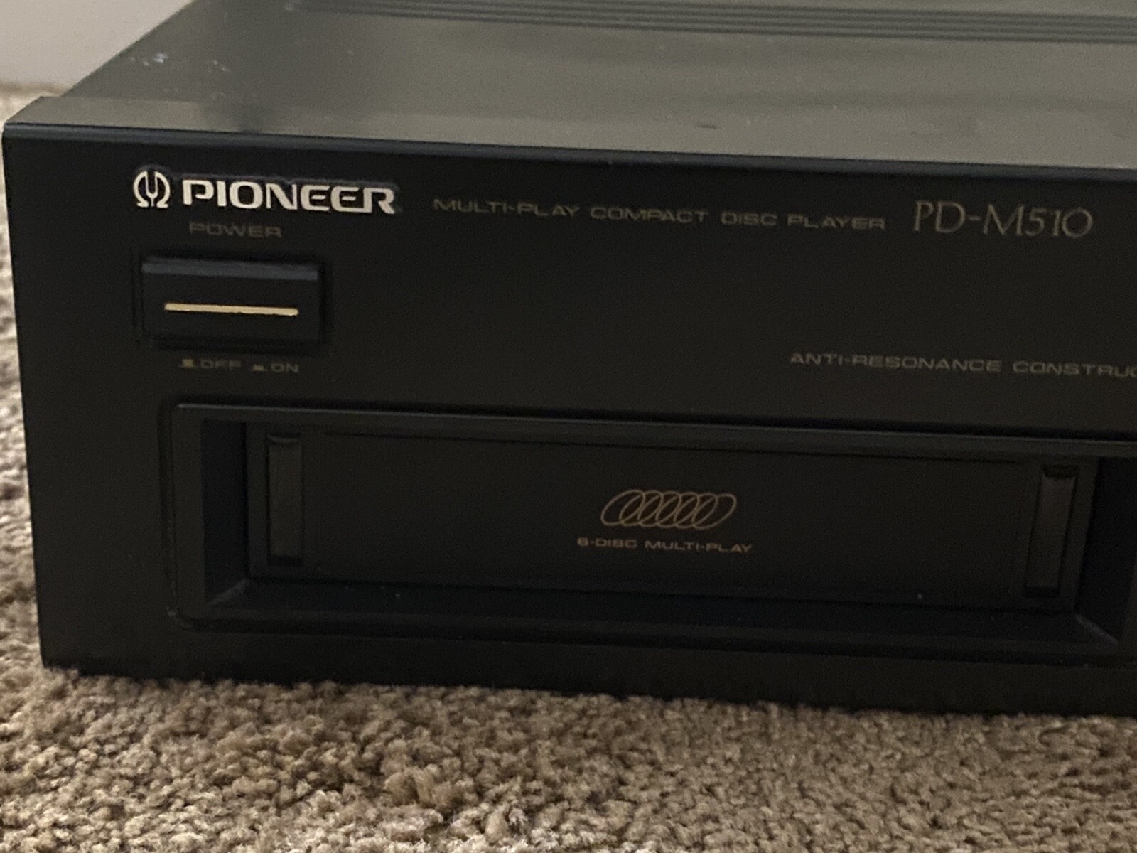 Pioneer PD-M510 6-Disc Multiplay CD Changer Compact Disc Player Parts ...