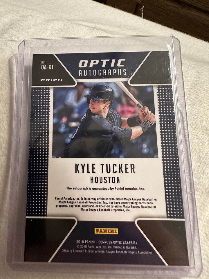 Kyle Tucker 2 Card Lot Rookie Auto 2018 Optic Rookie Auto Houston ...