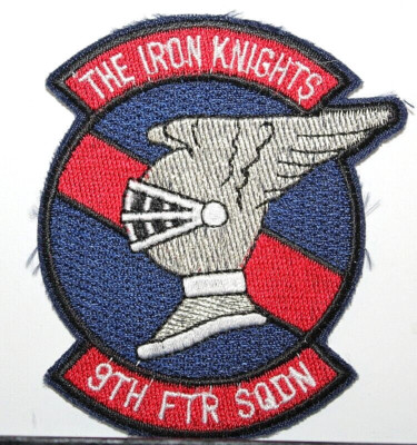 USAF 9th Fighter Squadron Full Colored Insignia Badge Emblem Crest ...
