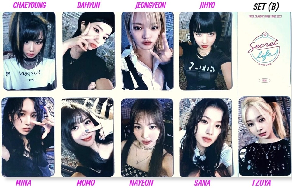 TWICE 2023 SEASONS GREETINGS OFFICIAL JYP POB PHOTOCARD (select ...