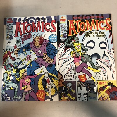 Atomics King-Size Giant Spectacular! (2000) Set Of 2 (VF/NM) AAA POP ...