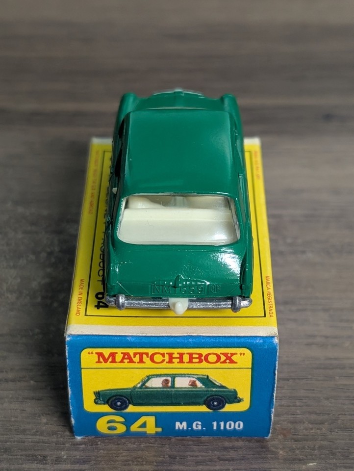 Matchbox Lesney #64 M.G.1100 Green In Box Mint | eBay