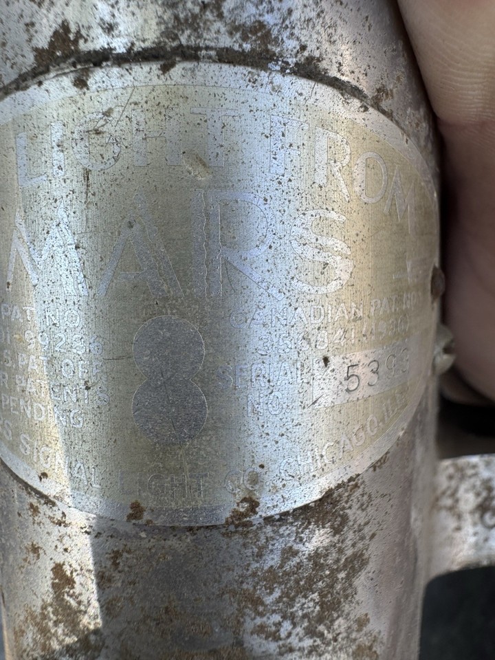 1930’s FIRE TRUCK the MARS SIGNAL LIGHT - The Light From Mars Red ...